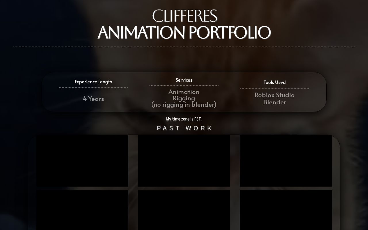 Animation portfolio